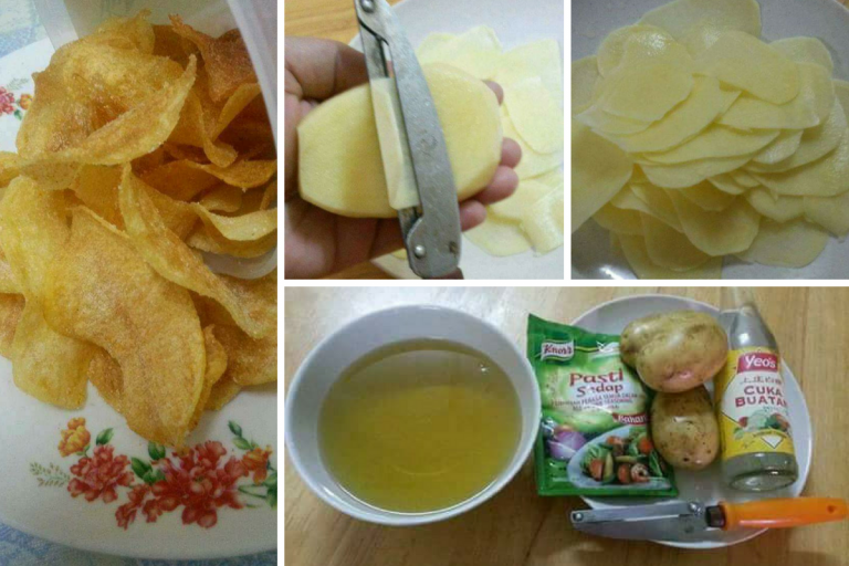 Homemade Kentang Goreng Krup Krap, Sedap Makan Sambil Layan Bola!