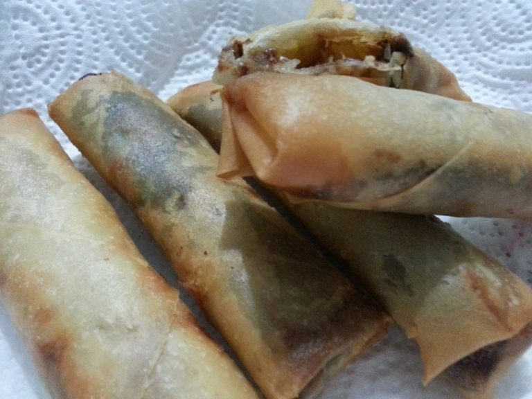 Resipi Mudah Popia Pisang Coklat, Sedap Ya Amat. Snek Minum Petang!