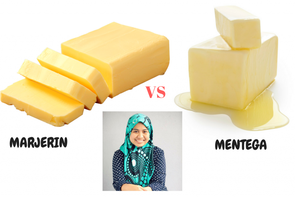 Perbezaan Marjerin vs Mentega & Fungsinya Dalam Pembuatan Kek & Biskut