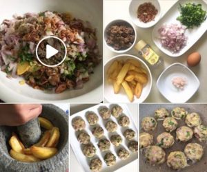 Resipi Bergedil Daging Paling Sedap Di Tekak, Sedap Di Makan Begitu Saja!
