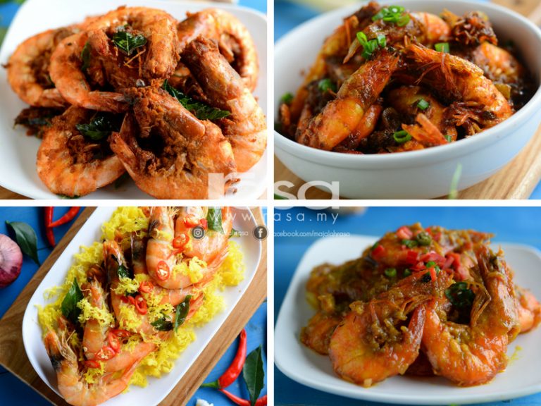 4 Menu Udang Paling Sedap & Senang Masak.