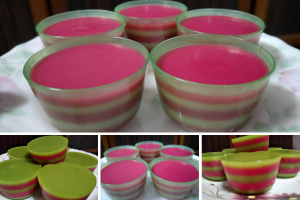 Cara Mudah Masak Kuih Lapis Guna Acuan Lompang.