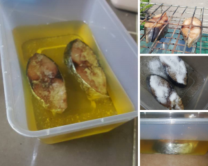 Cara-Cara Buat Ikan Tenggiri Jeruk Minyak Secara Homemade.