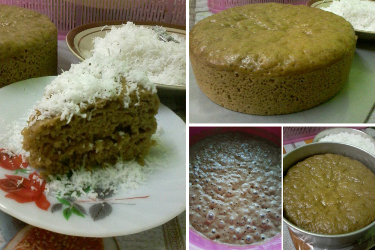 Resipi Apam Kampung Gula Merah Paling Mudah & Sedap.