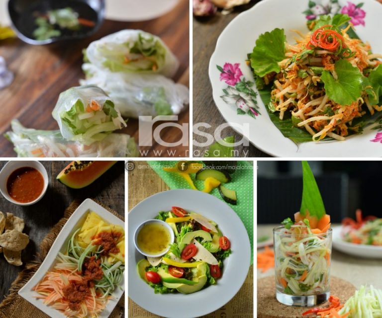 5 Menu Diet Sihat, Sayuran Dimakan Mentah Atau Dicelur…