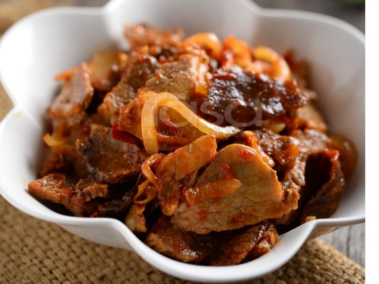 Cara Buat Daging Goreng Basah Berlengas Yang Sedap