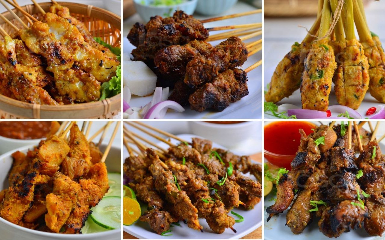 Resipi Aneka Sate Sedap Boleh Masak Untuk Hari Raya