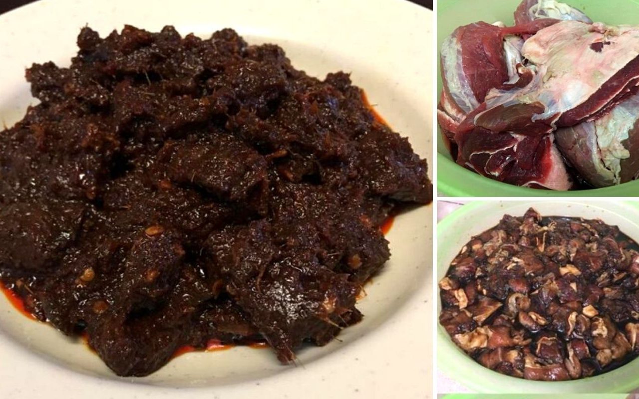 Cara Masak Dendeng Daging Sedap Untuk Sukatan 1 Kg Daging