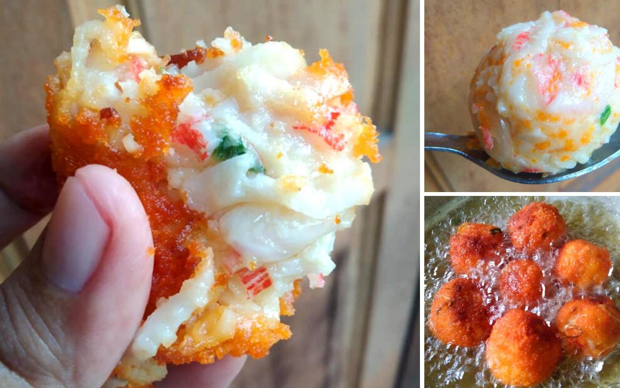 Resipi Creamy Crab Croquette Paling Sedap. Patutlah Viral