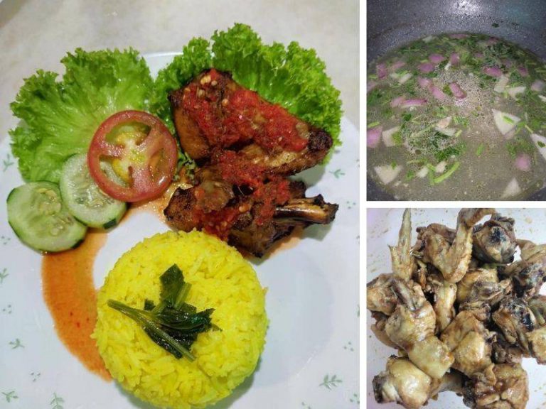 Nasi Ayam Lengkap Dengan Sos Dan Kuah Kicap, Sedap Gerenti Bertambah