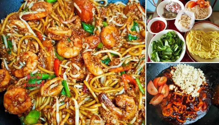 Menu Simple Kalau Dah Jemu Merendang, Try Hidang Mi Sanggul Goreng Ni.