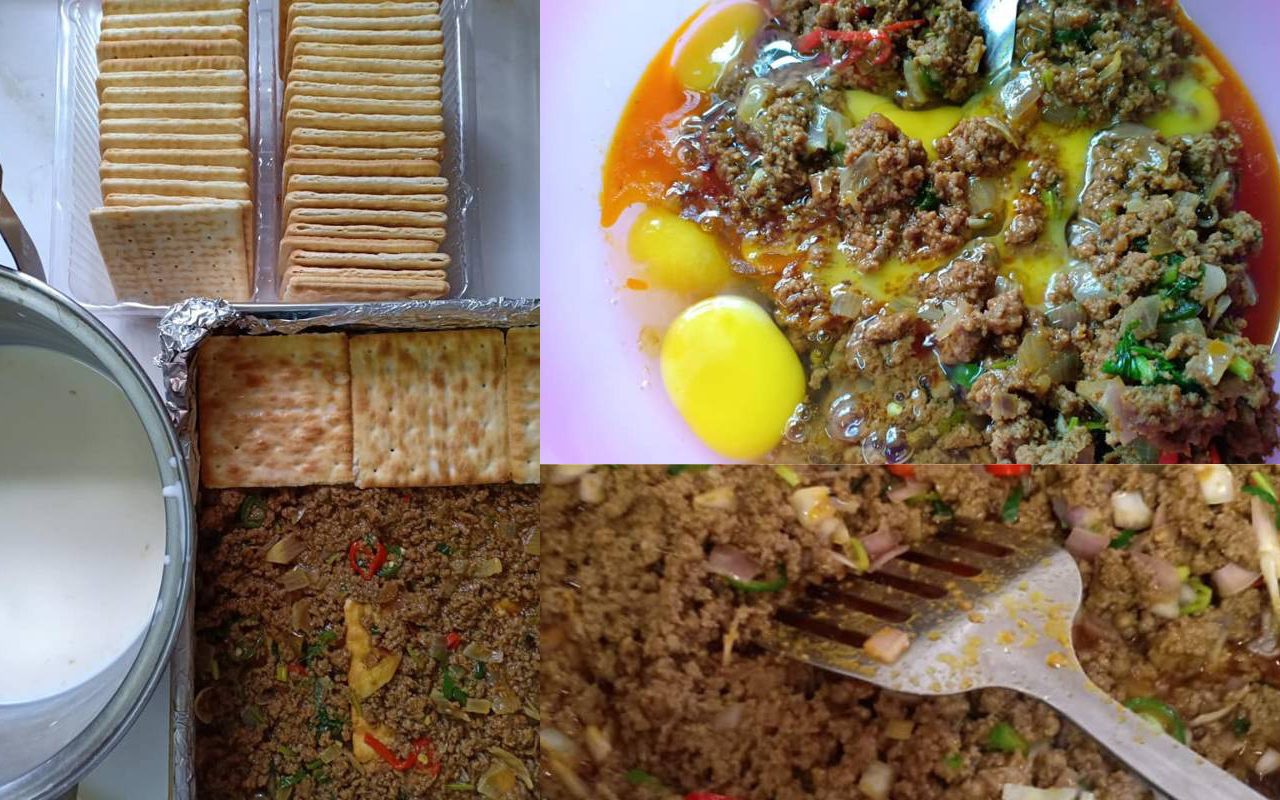 Hidangan Murtabak Crackers Sesuai Dijadikan Hantaran