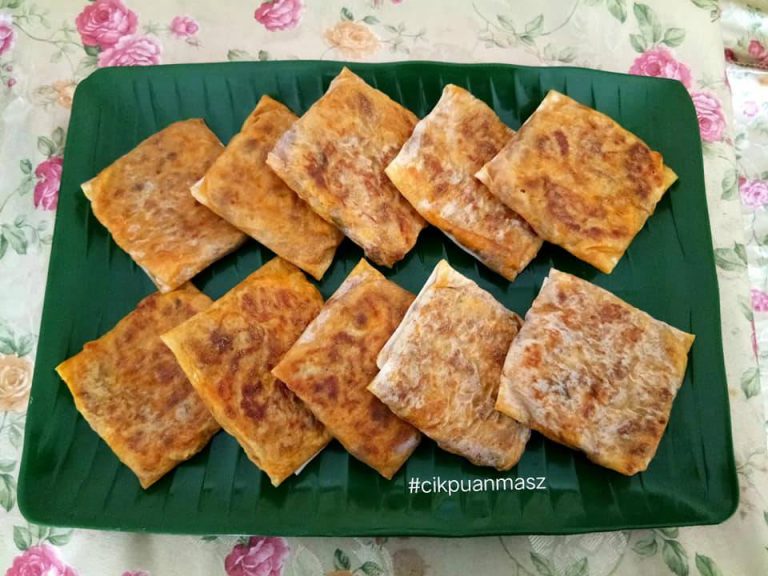 Buat Murtabak Daging Mini Sedap Guna Kulit Popia. Sesuai Untuk Frozen