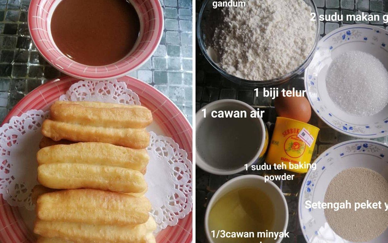 Resipi Mudah & Cepat Buat Cakoi Lembut Bersama Sos Karamel