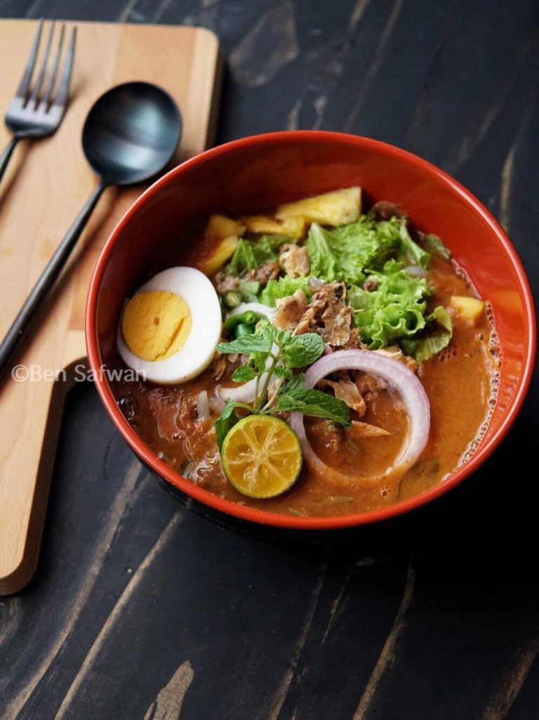 Resipi Asam Laksa Kuah Sedap & Pekat Sempurna