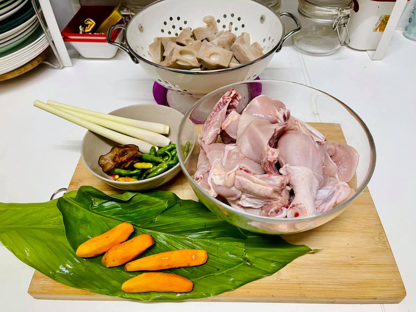 Resipi Gulai Nangka Muda & Ayam Masak Lemak Cili Api, Ini Cara Buatnya