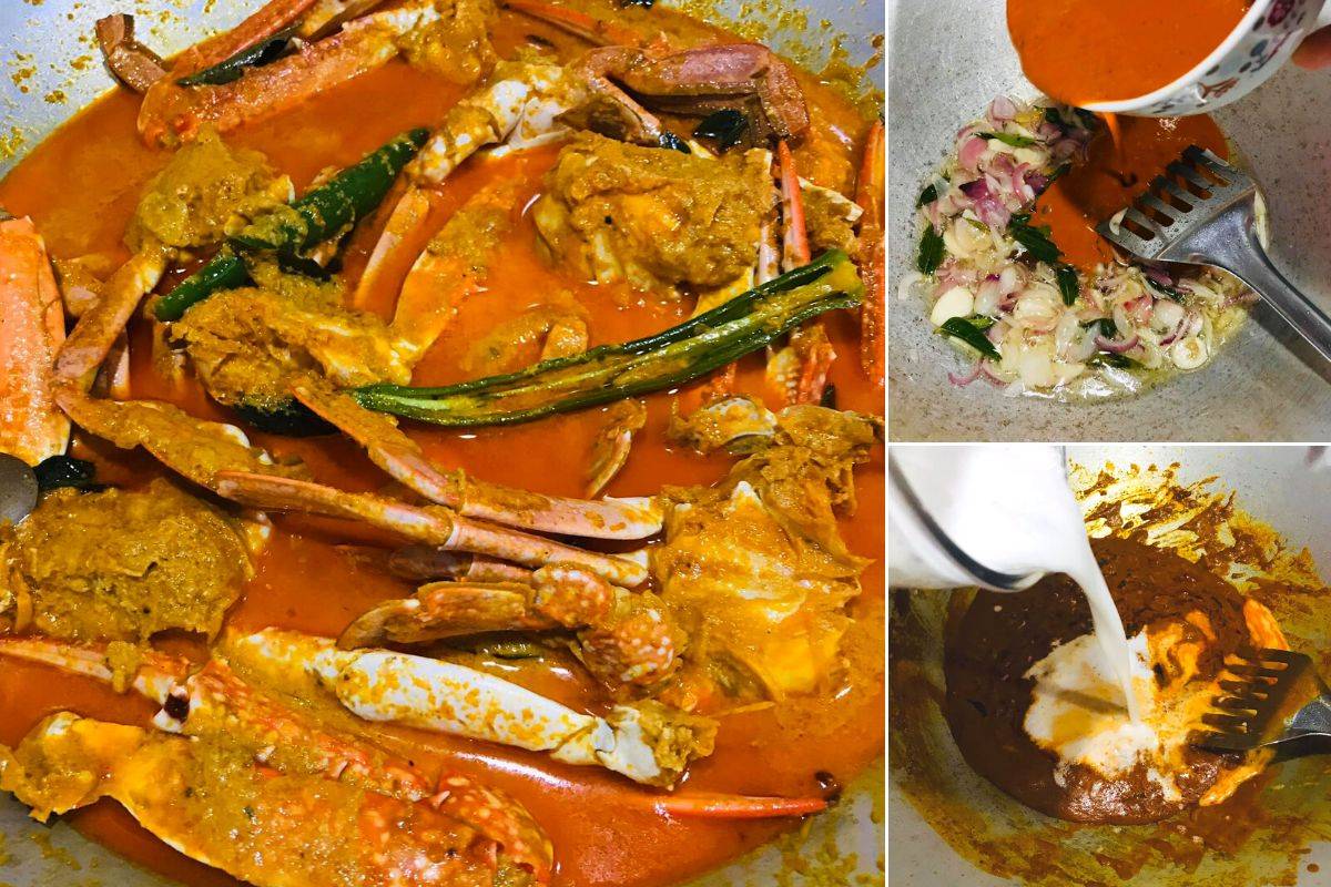 Masak Gulai Ketam Berapi Cara Orang Penang. Sedap Menjilat Jari