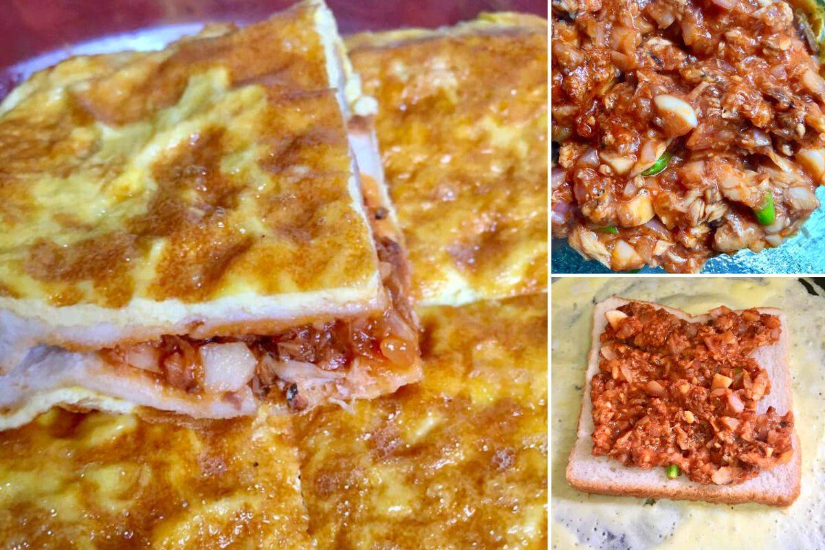 Roti Pattaya 3 Bahan. Rasa Sedap & Senang Sangat Nak Buat!