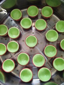 Resipi Apam Tokyo Berinti Kastard Pandan. Lemak, Manis Memang Sedap!