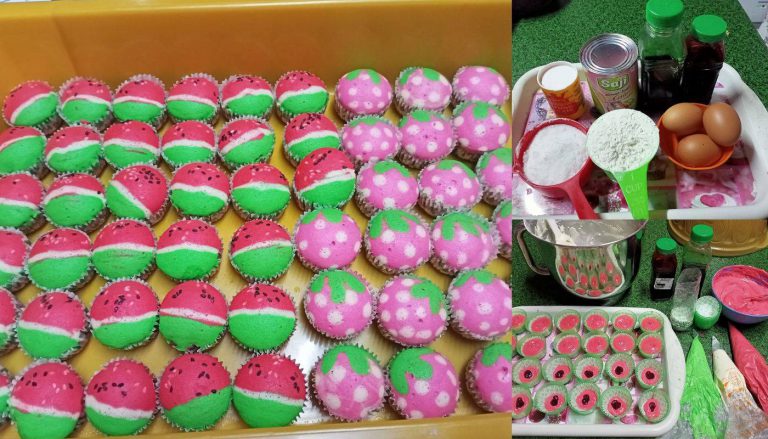 Cara Buat Kuih Seri Muka Guna Acuan Lompang.