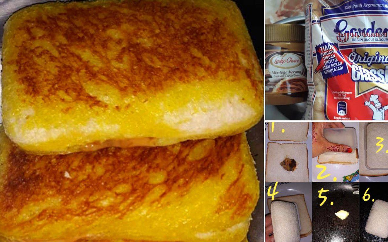 Masak Roti Peanut Butter Goreng Guna 3 Bahan Je Tapi Rasa Sedap Betul