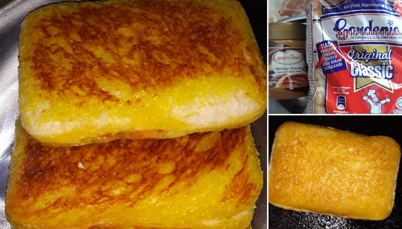 Masak Roti Peanut Butter Goreng Guna 3 Bahan Je Tapi Rasa Sedap Betul