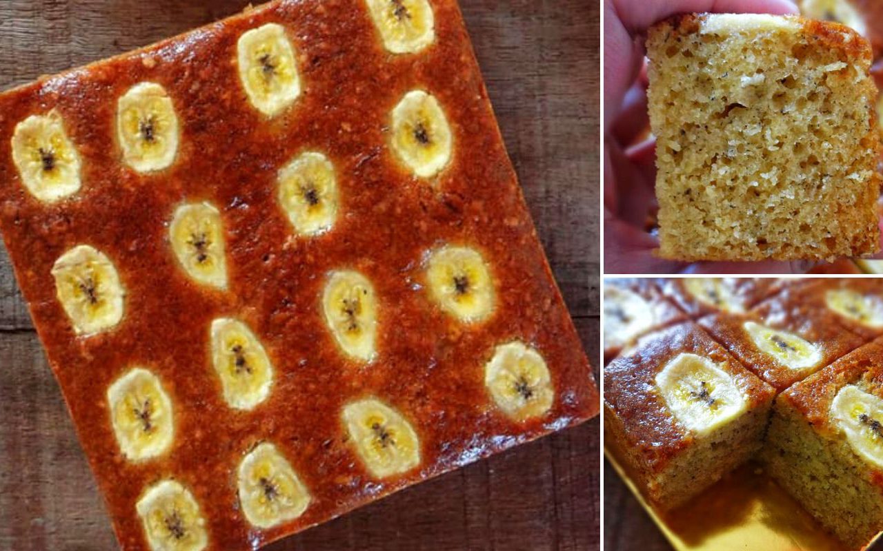 Resipi Kek Pisang Moist Guna Bahan Murah, Tapi Sangat Sedap