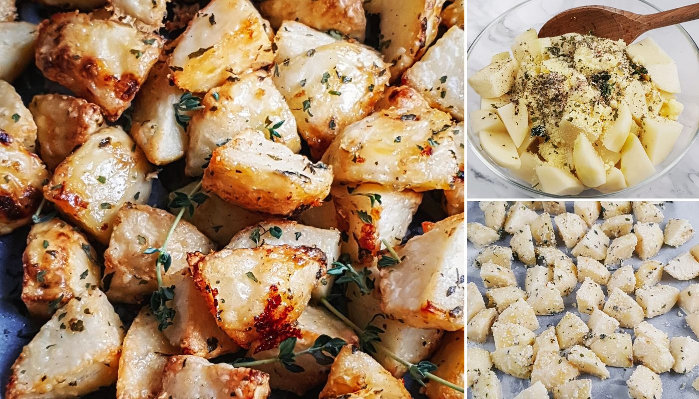 Resipi Kentang Parmesan Rangup, Snek Mudah Buat Yang Suka Mengunyah