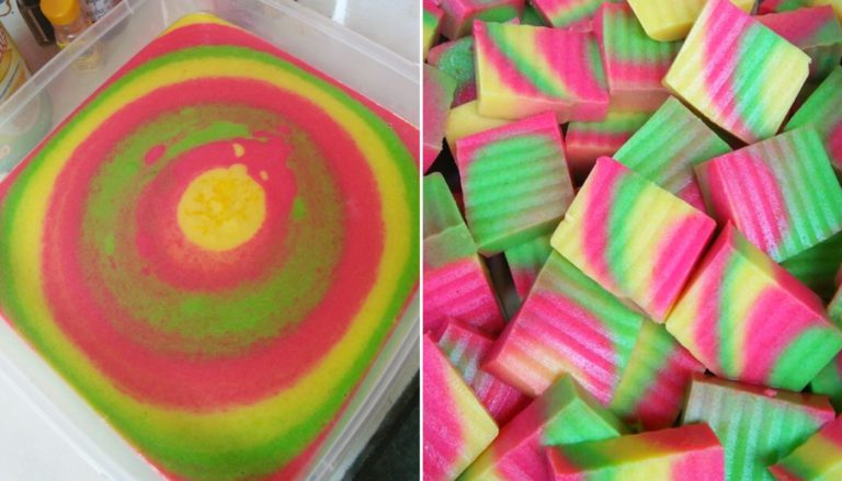 Resipi Puding Roti Marble Guna Agar-Agar Tali, Sedap & Elok Hasilnya