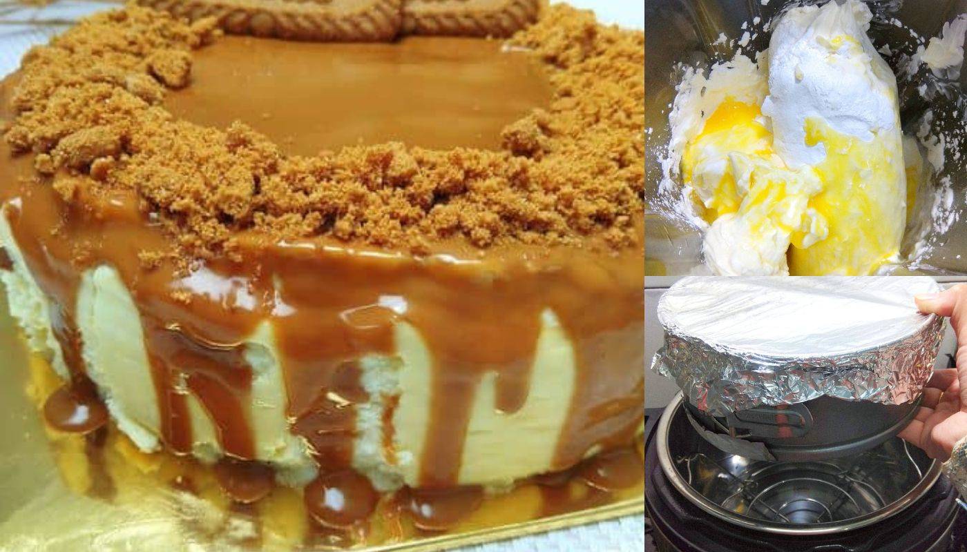 Sekali Suap Rasa Macam Kek Mahal, Resipi Mudah Biscoff Cheesecake
