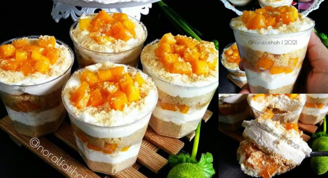 Cara Buat Mango Float Cair Di Mulut & Sedap Ala Aiskrim