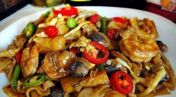 Resipi Kuetiau Goreng Seafood, Ringkas Tapi Sedap!