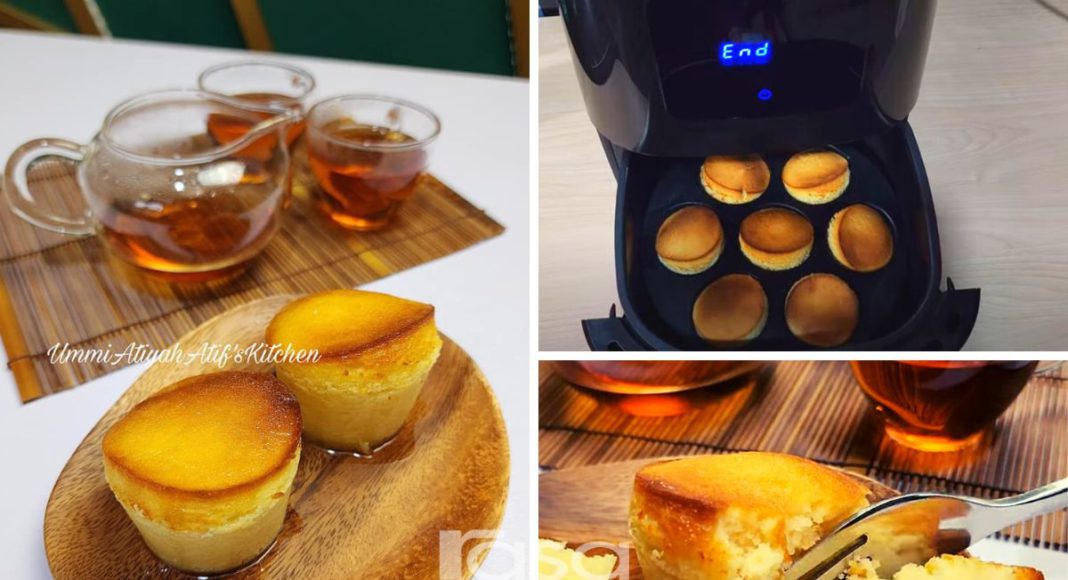 Mufin Lemon, Senang Betul Masak Guna Air Fryer Saja