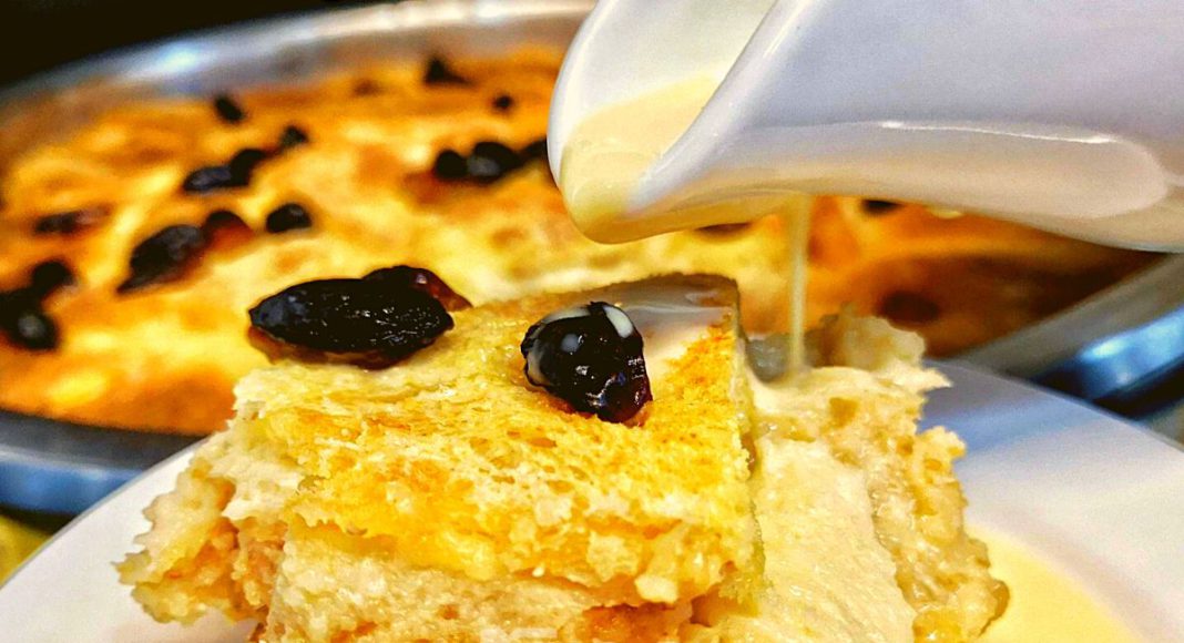 Cara Buat Puding Roti & Sos Kastard Paling Mudah