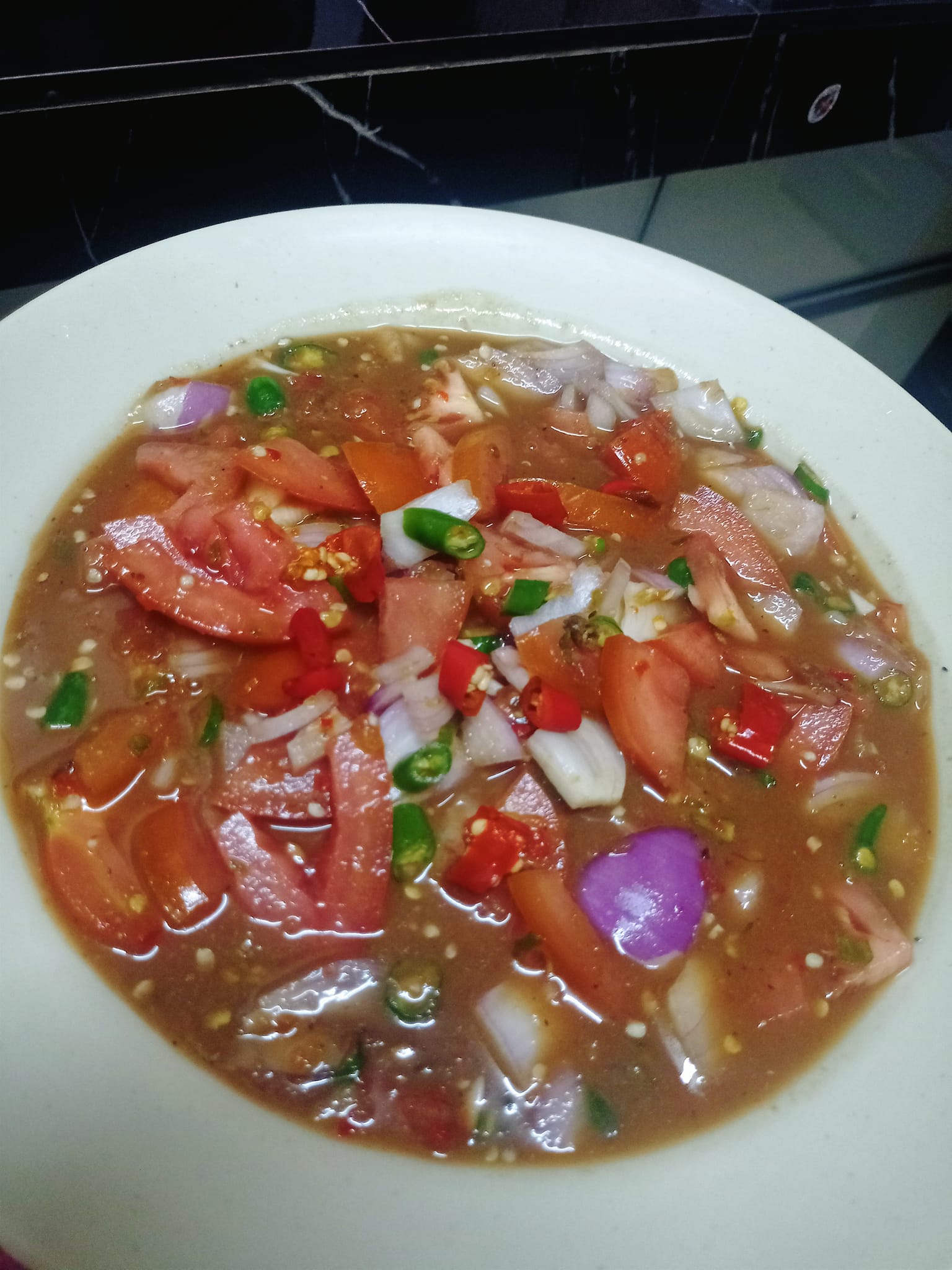 Kombinasi Nasi Daging, Air Asam Kerisik & Sup Tumis Darat Gerenti ...