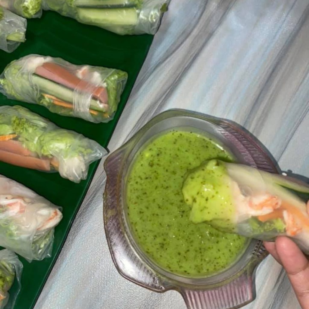 Resipi Sos Hijau Vietnam Roll Paling Menjadi