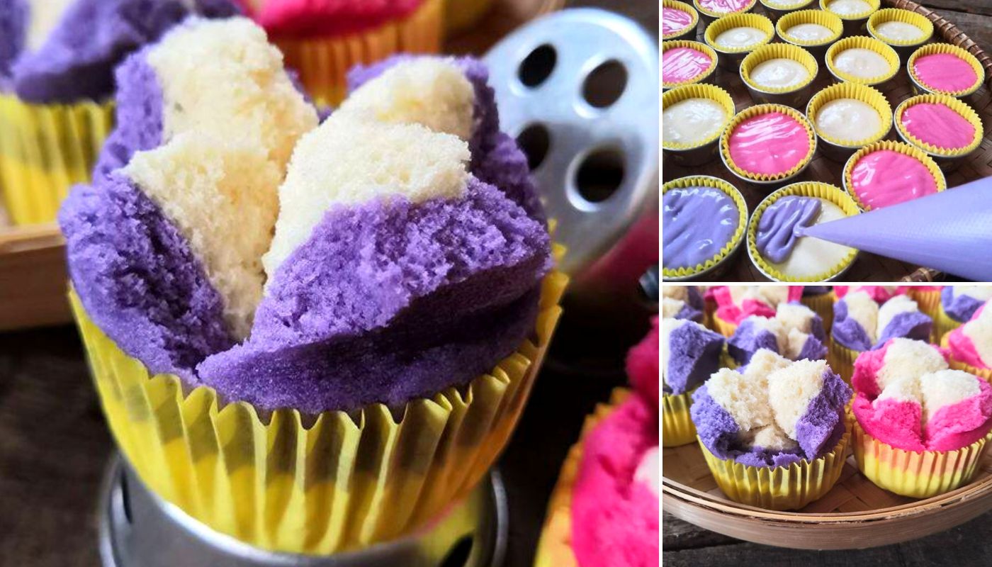 Cara Mudah Buat Apam Mekar Yang Sangat Gebu & Lembut