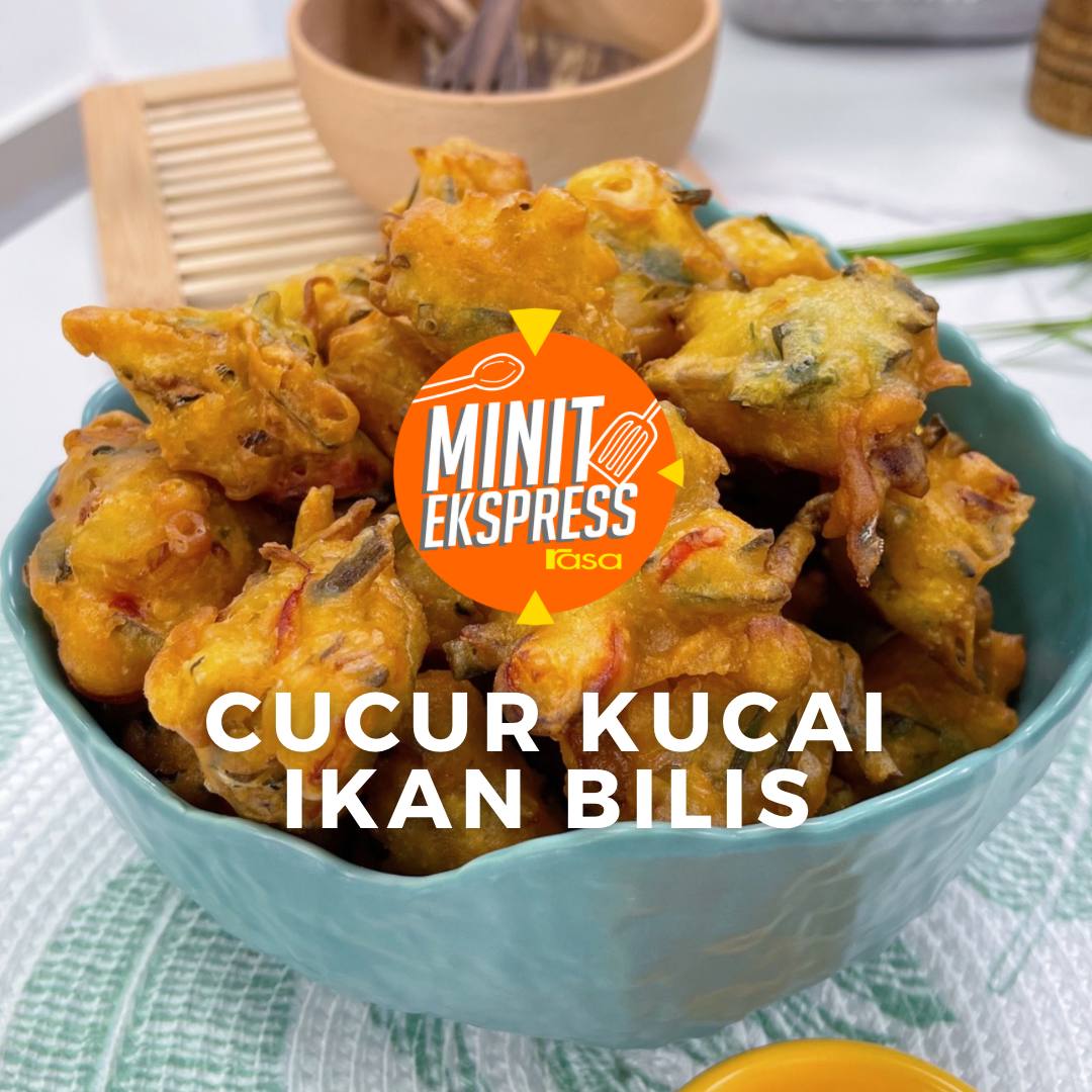 Cucur Kucai Ikan Bilis