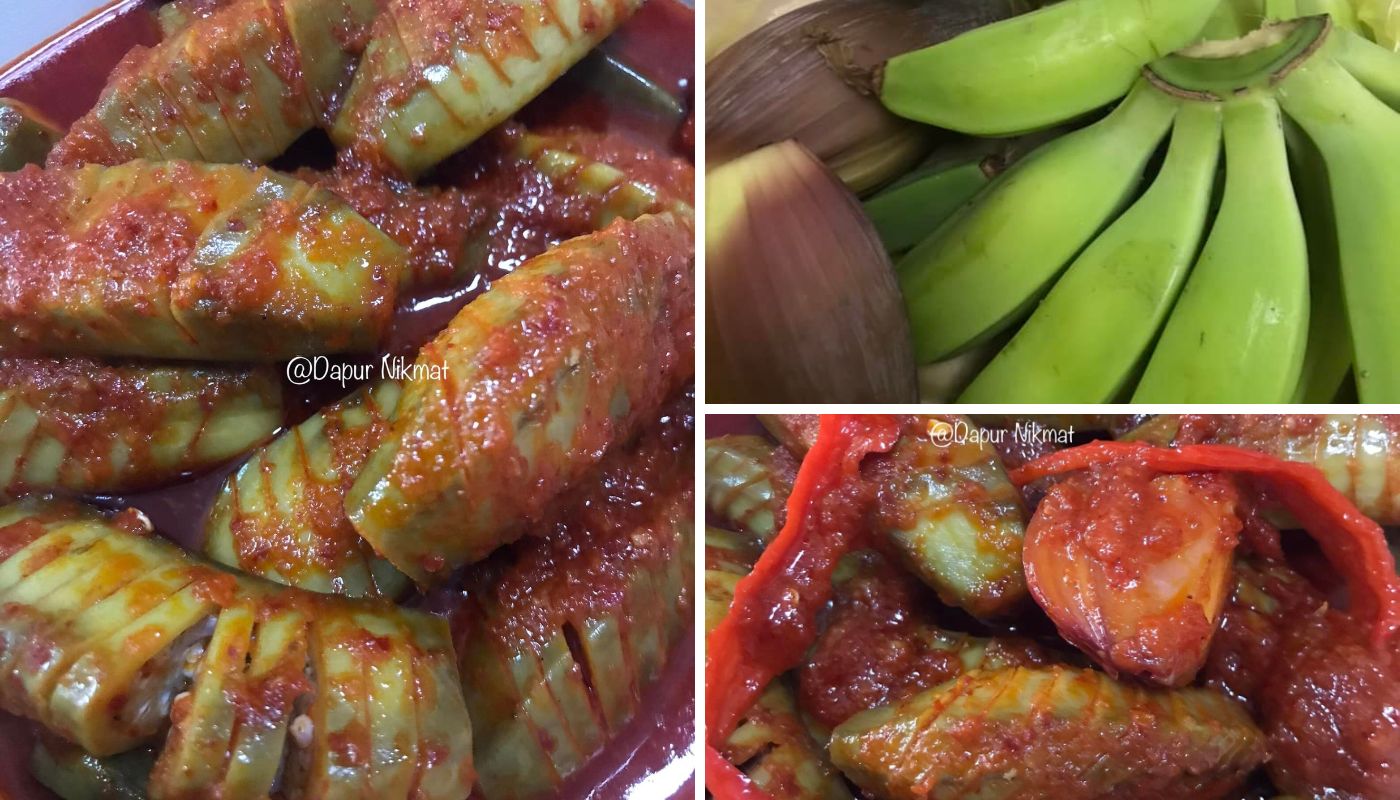Acar Pisang Muda, Rasa Masam Bangkit Selera Saat Berbuka