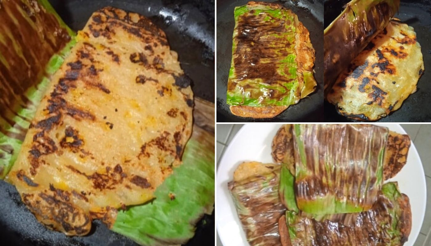 Lempeng Pisang Kampung Sedap & Wangi. Sekali Cuba Pasti Nak Lagi