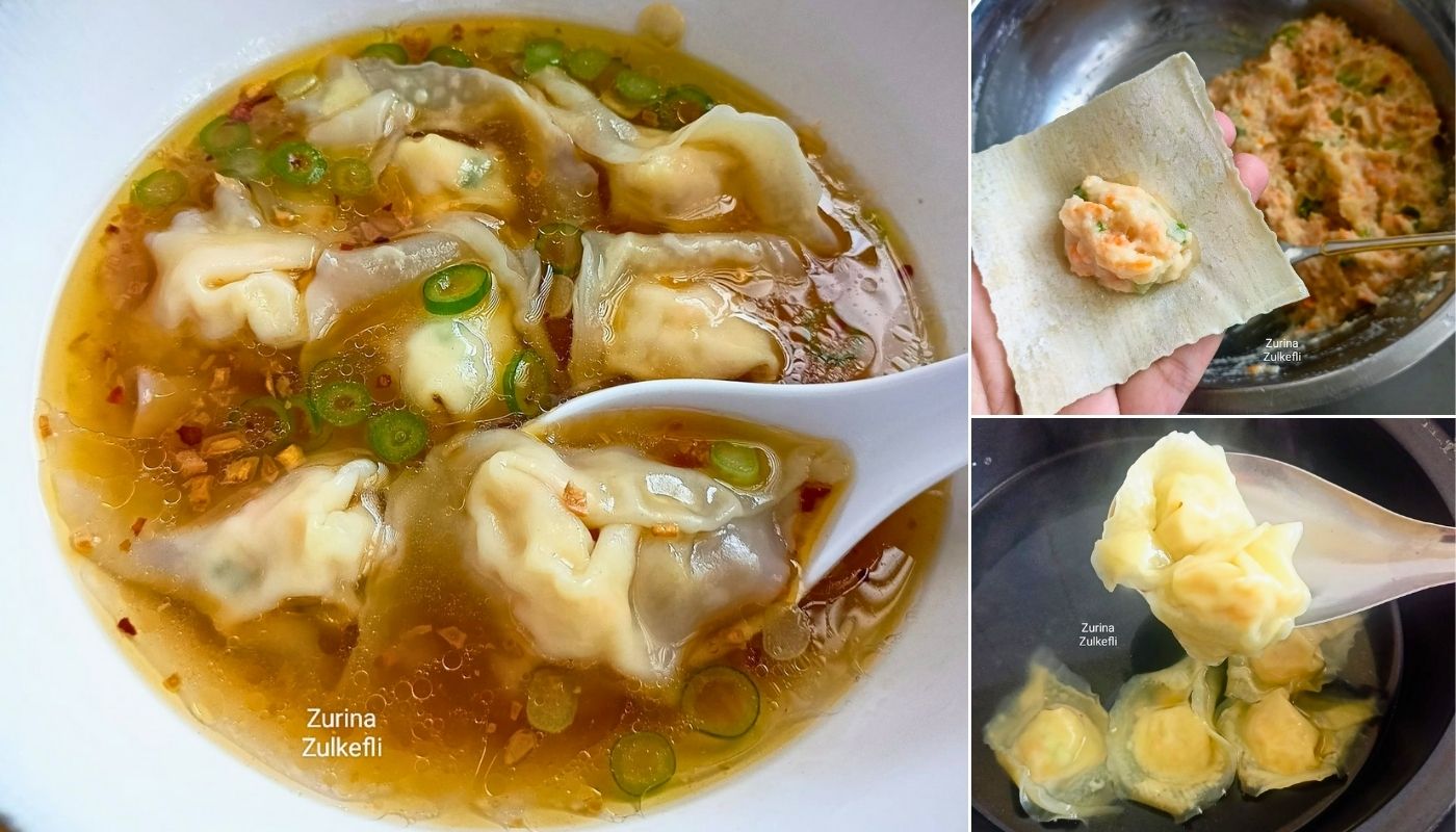 Resipi Sup Wantan Homemade Mudah, Masak Sendiri Memang Jimat