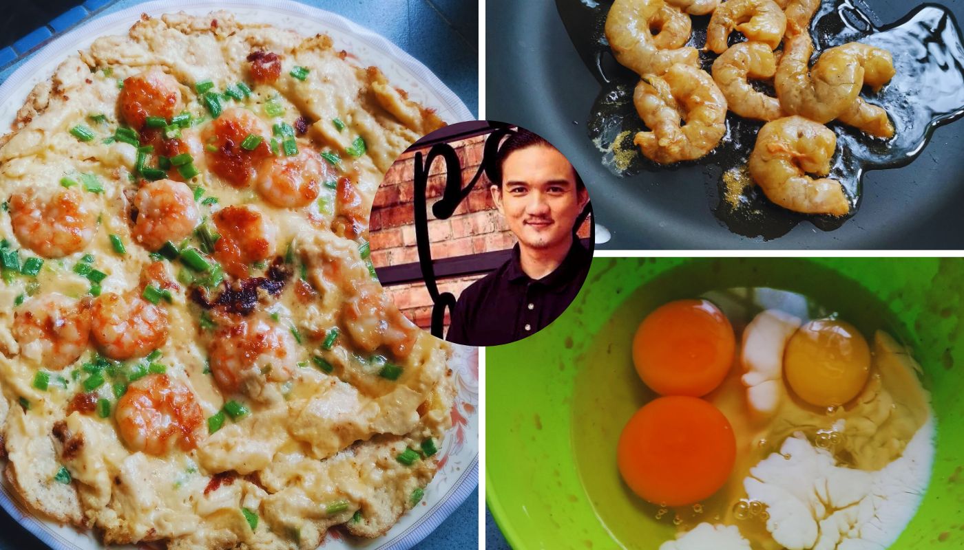 Omelet Udang, Perap Dulu Udangnya Baru Lebih Sedap