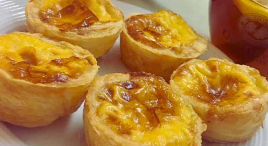 Resipi Tart Telur Portugis Sedap Lemak Berkrim, Guna Air Fryer Je