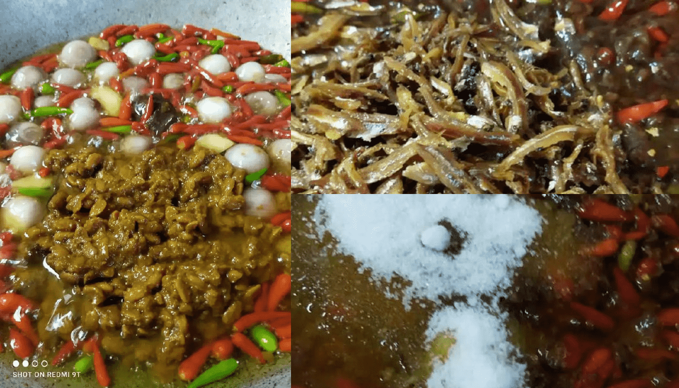 Sambal Taucu Ikan Bilis, Penambah Selera Makan Dengan Nasi Begitu Sahaja