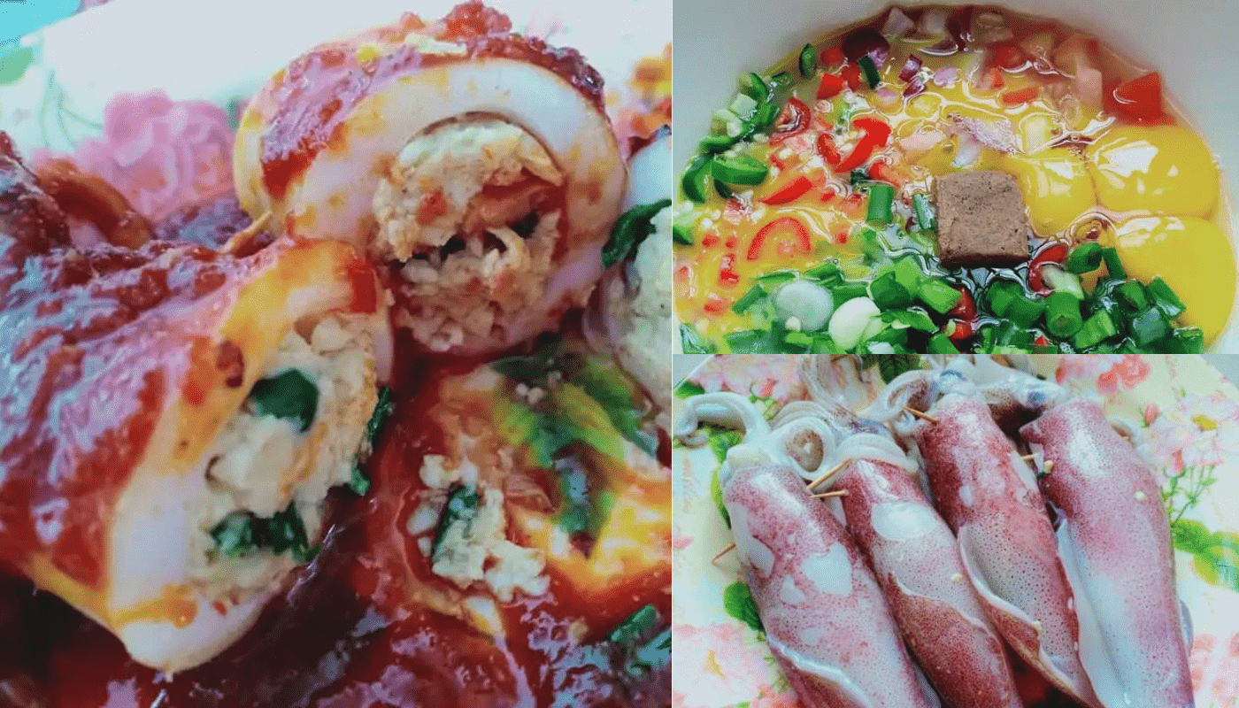 Peminat Lauk Sotong? Ini Sotong Sumbat Masak Merah, Resipi Khas Untuk Anda!