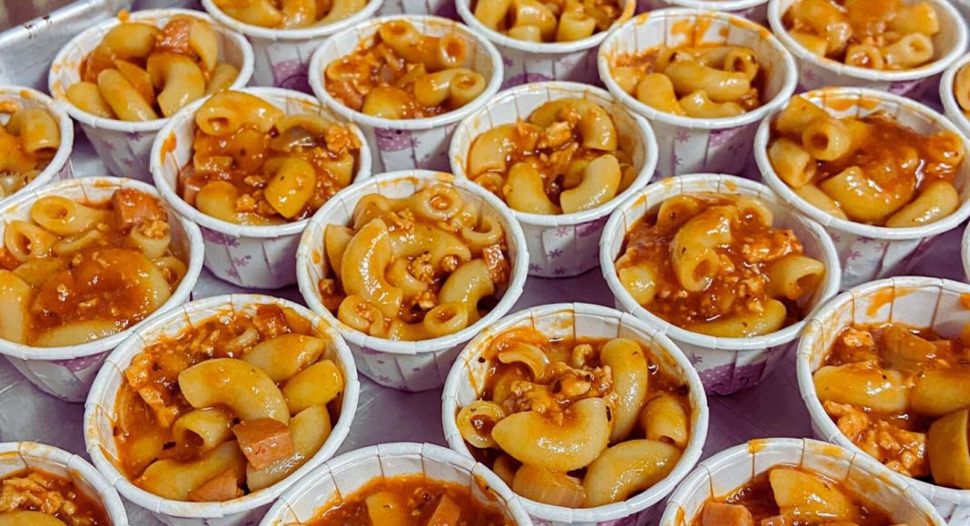 Mini Makaroni Bakar. Bubuh Dalam Cawan Lebih Memudahkan