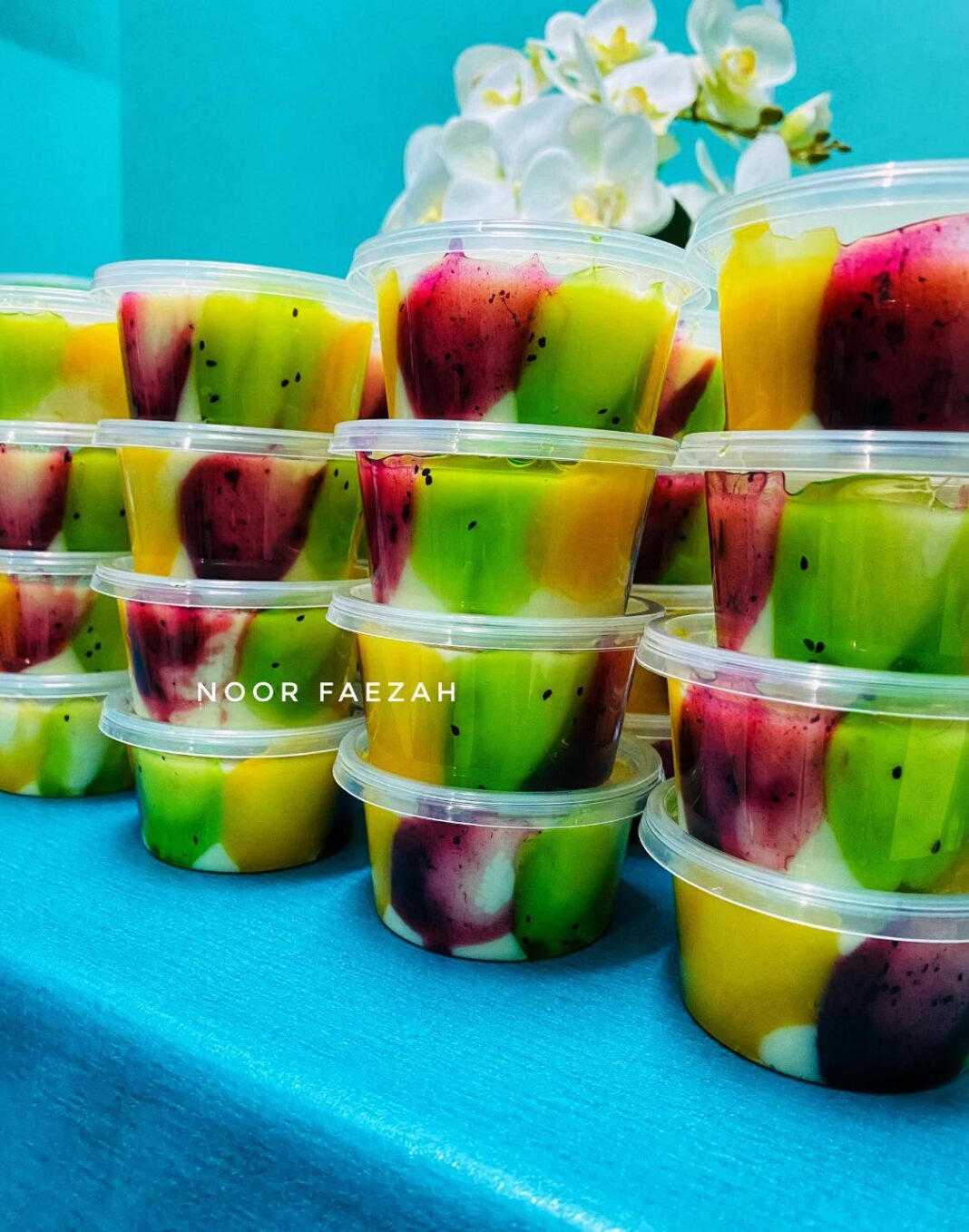 Resipi Puding Tutti Fruity Viral, Sedap & Mudah Je Nak Buat