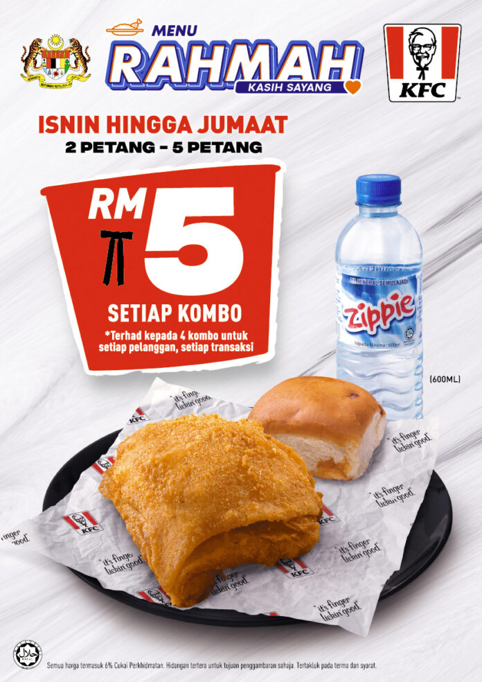 QSR Brands Tawar Combo Meal Rahmah KFC Dan Pizza Hut