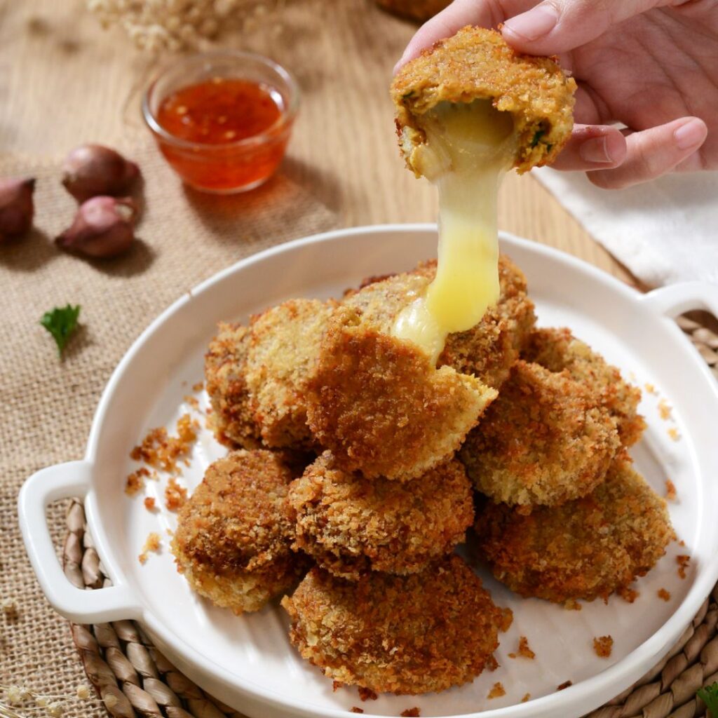 Resipi Nugget Tempe Mozzarella Yang Mudah & Berkhasiat. Memang Sedap!