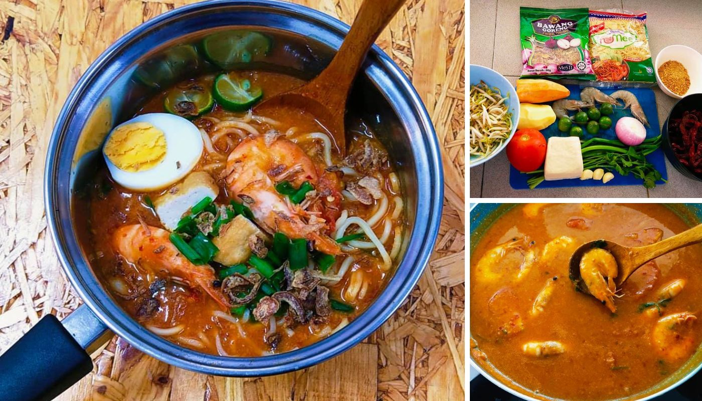 Mi Udang Periuk Penang Resipi Bonda, Sedapnya Tak Cukup Semangkuk